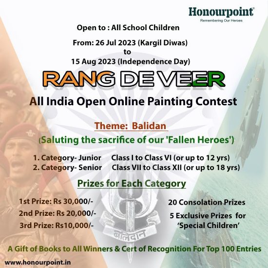 “Rang De Veer” : 26 Jul 2023 To 15 Aug 2023 - Honourpoint